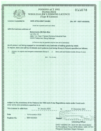 About – Borochemie Malaysia